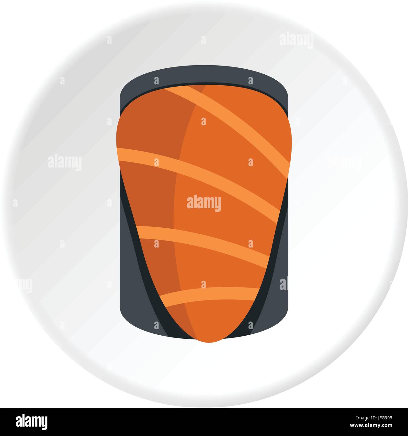 Salmon icon circle Stock Vector Image & Art - Alamy