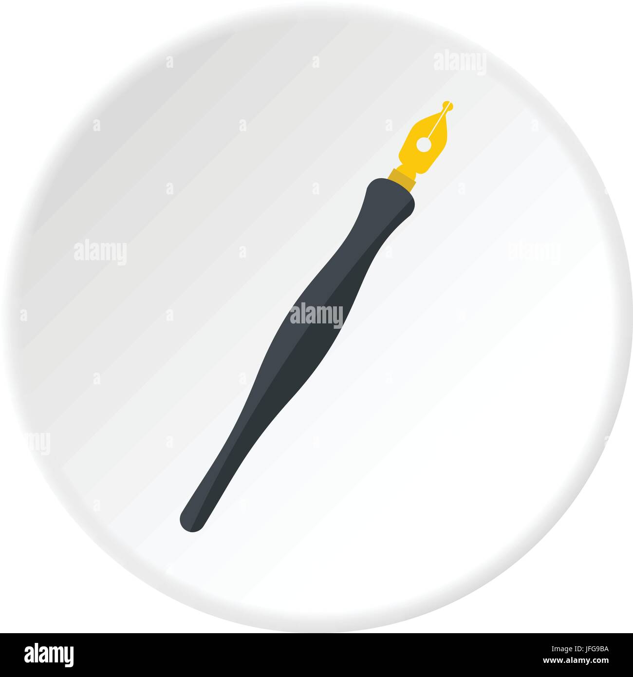 Fountain pen icon circle Stock Vector Image & Art - Alamy