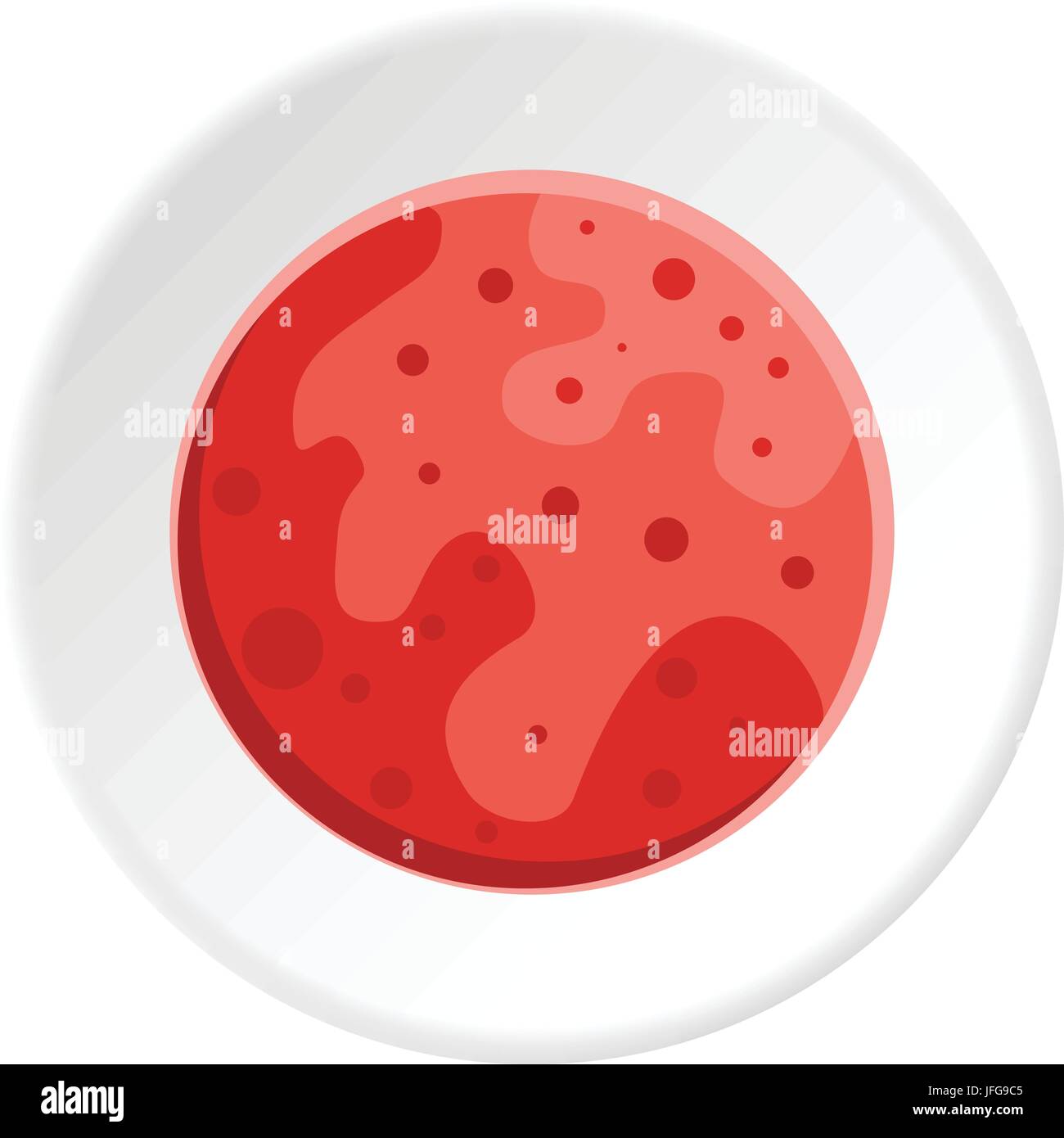 Mars icon circle Stock Vector Image & Art - Alamy