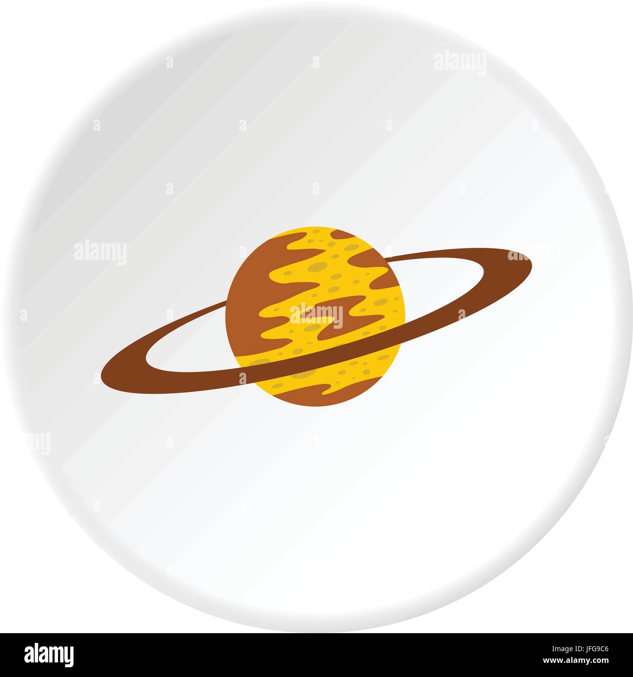 Saturn icon circle Stock Vector Image & Art - Alamy