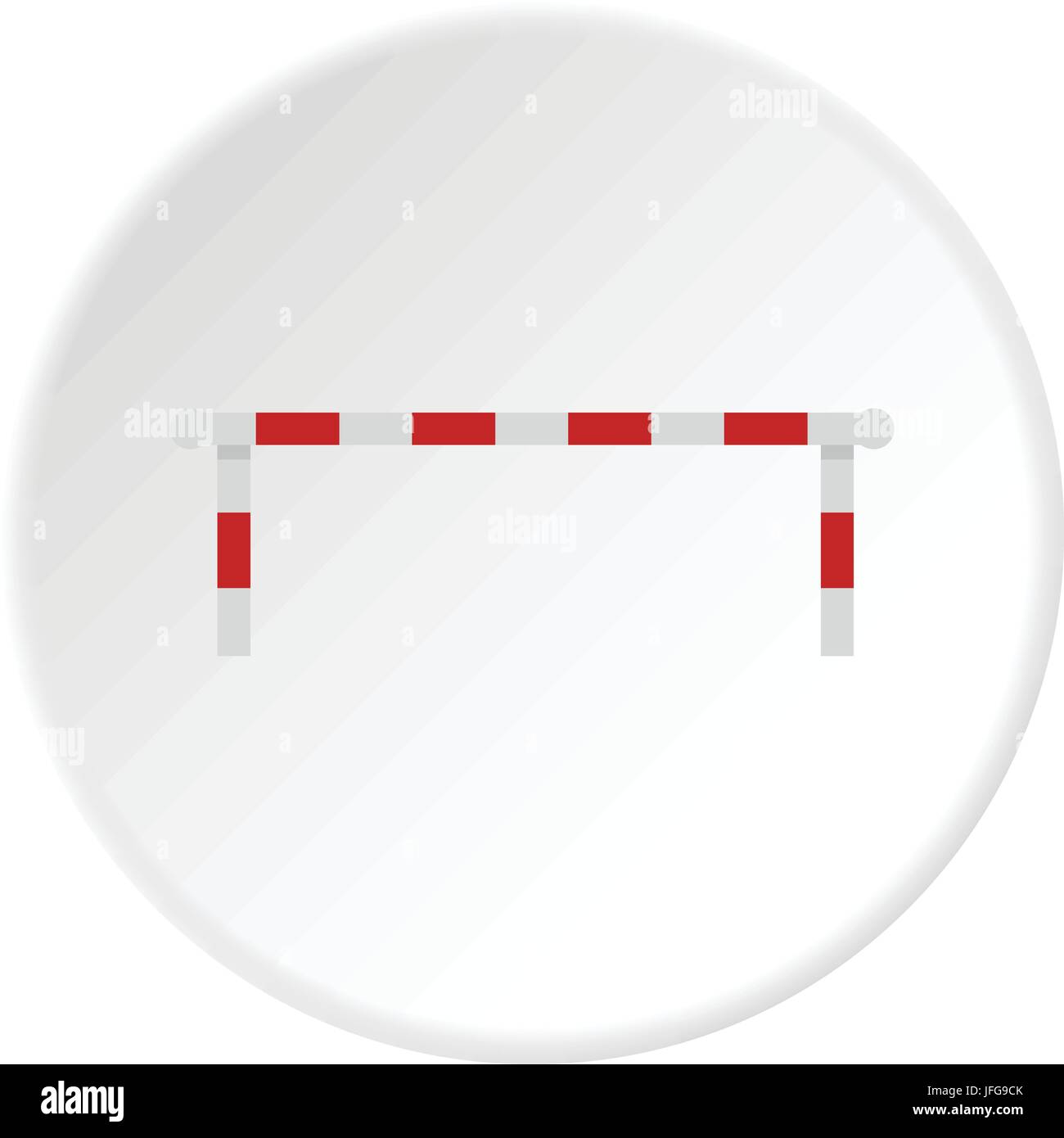 Striped barrier icon circle Stock Vector Image & Art - Alamy