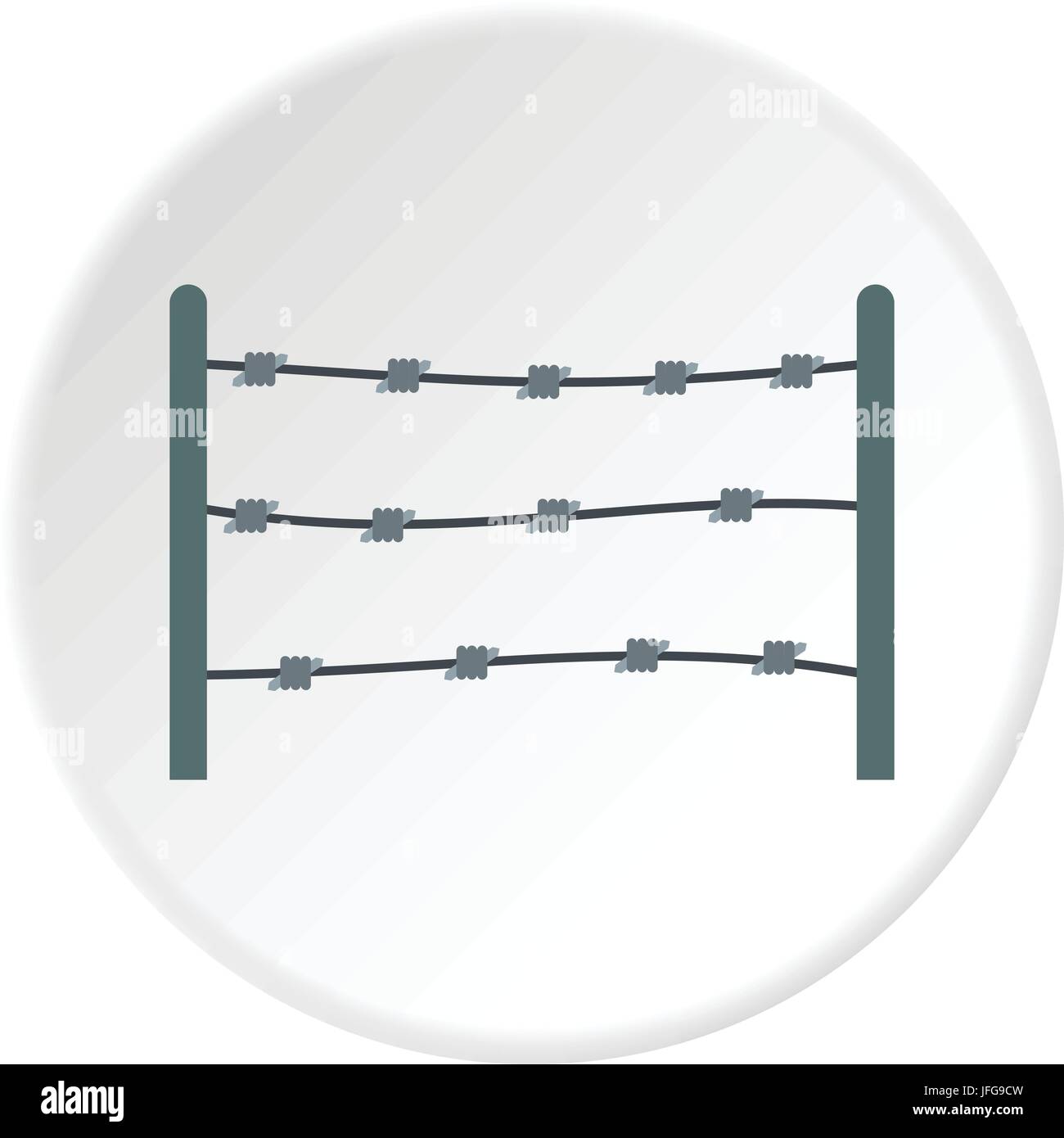 Restricted area icon circle Stock Vector Image & Art - Alamy