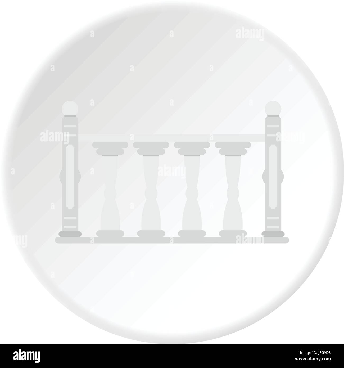 Balustrade icon circle Stock Vector Image & Art - Alamy