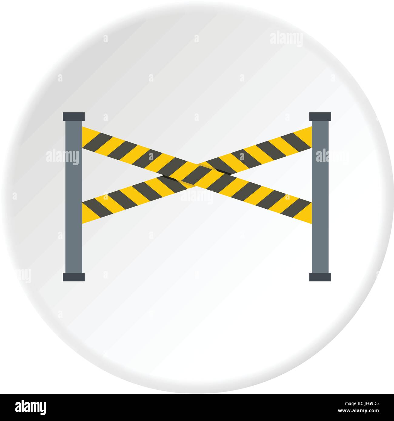 Police line icon circle Stock Vector Image & Art - Alamy