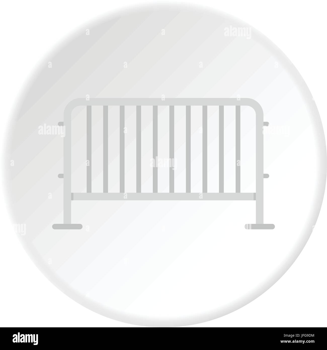 Steel barrier icon circle Stock Vector Image & Art - Alamy