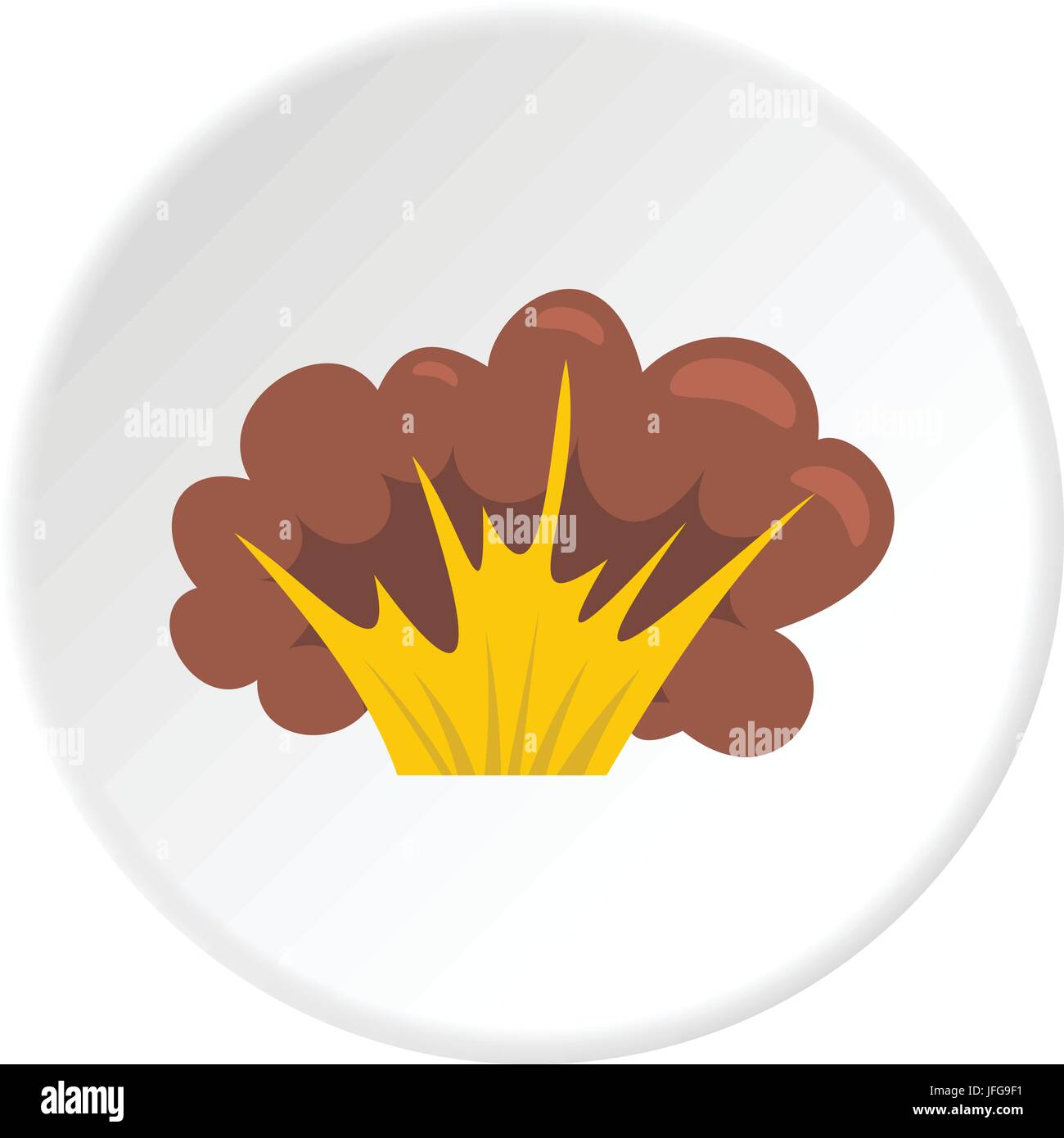 High powered explosion icon circle Stock Vector Image & Art - Alamy