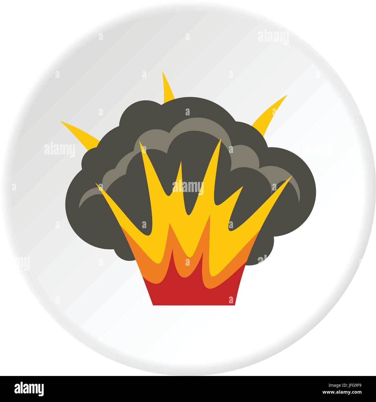 Projectile explosion icon circle Stock Vector Image & Art - Alamy
