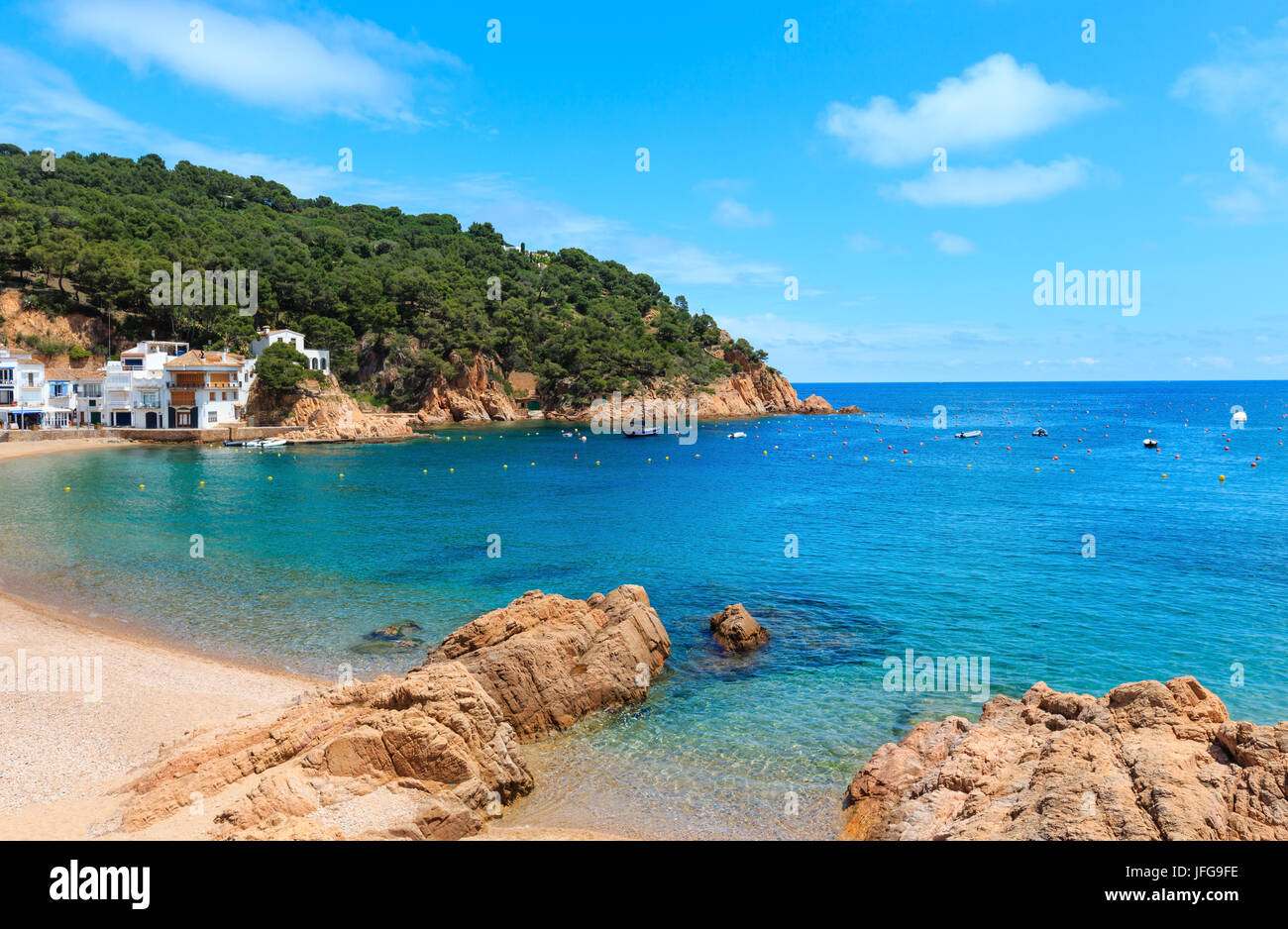 Tamariu bay, Costa Brava, Spain Stock Photo - Alamy