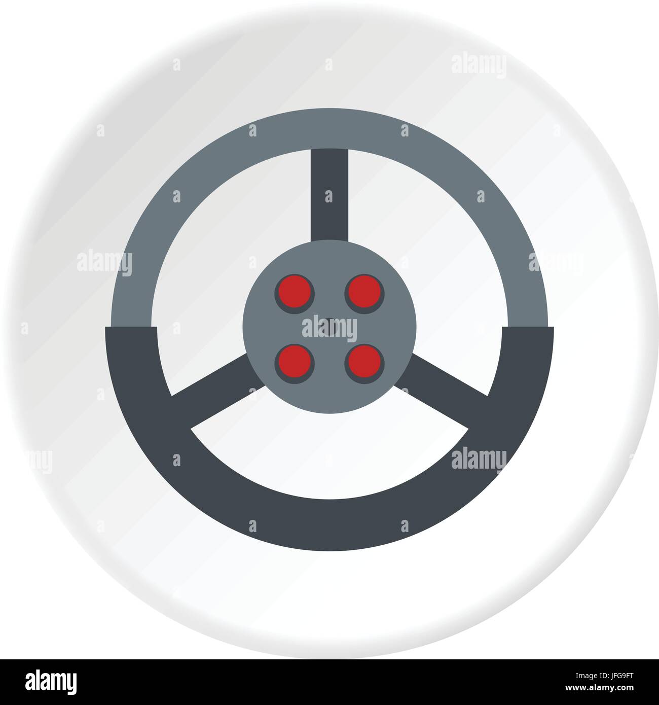 Steering wheel icon circle Stock Vector Image & Art - Alamy