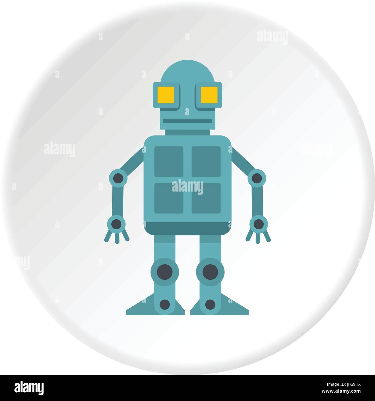 Android robot icon circle Stock Vector Image & Art - Alamy