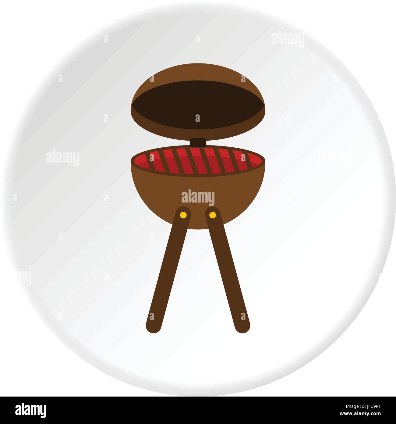 BBQ party grill icon circle Stock Vector Image & Art - Alamy