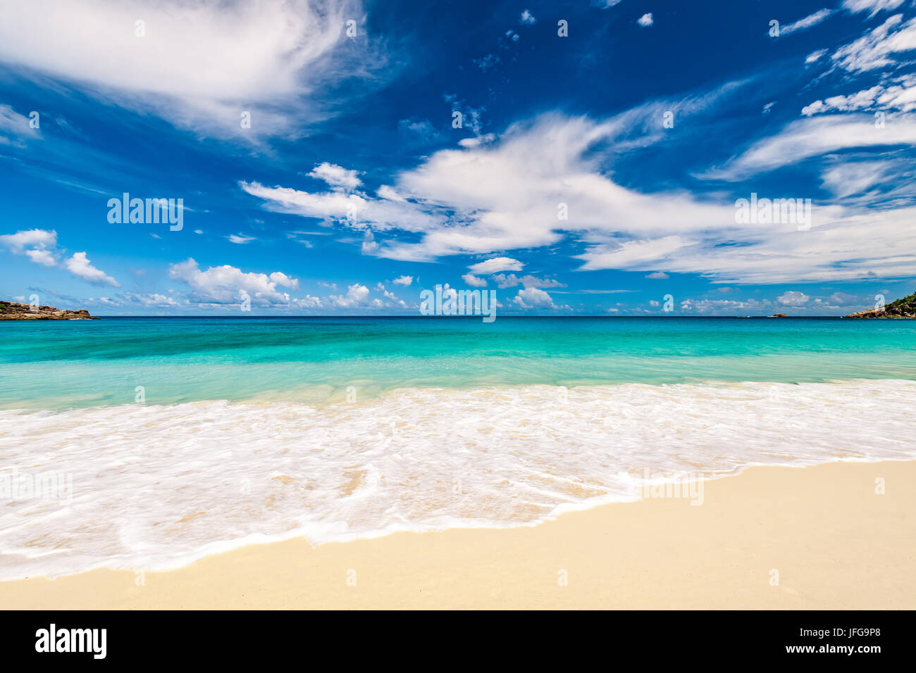 Beautiful Anse Intendance beach at Seychelles Stock Photo - Alamy