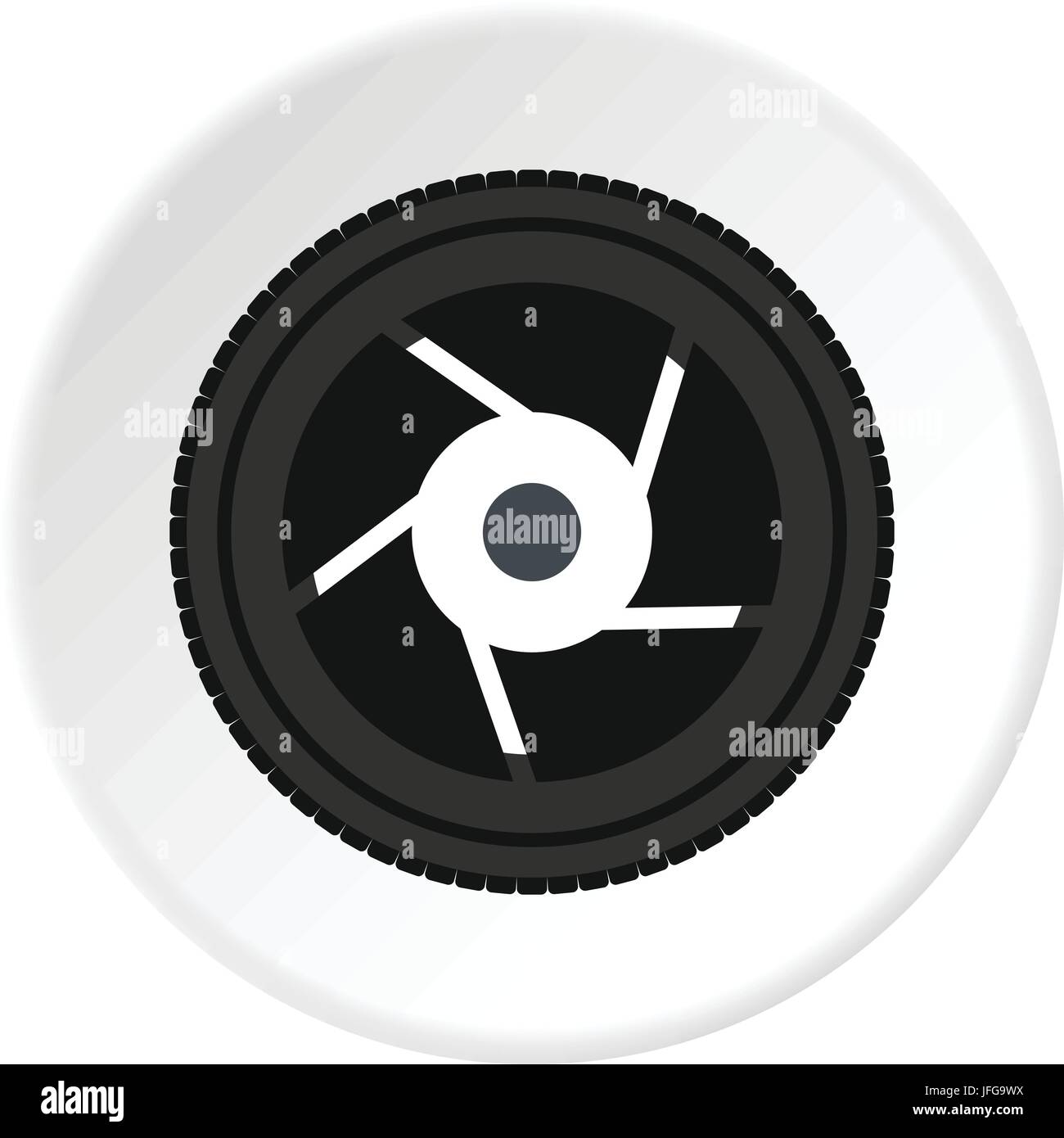 Objective icon circle Stock Vector Image & Art - Alamy