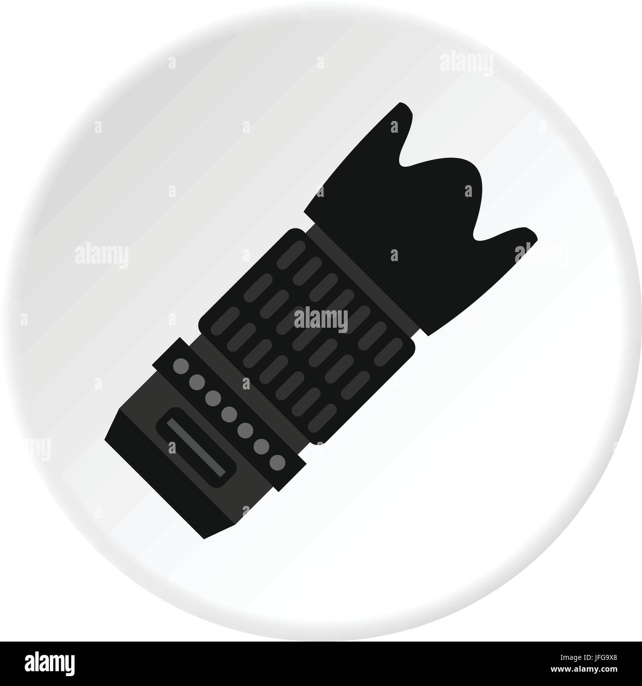 Long objective icon circle Stock Vector Image & Art - Alamy