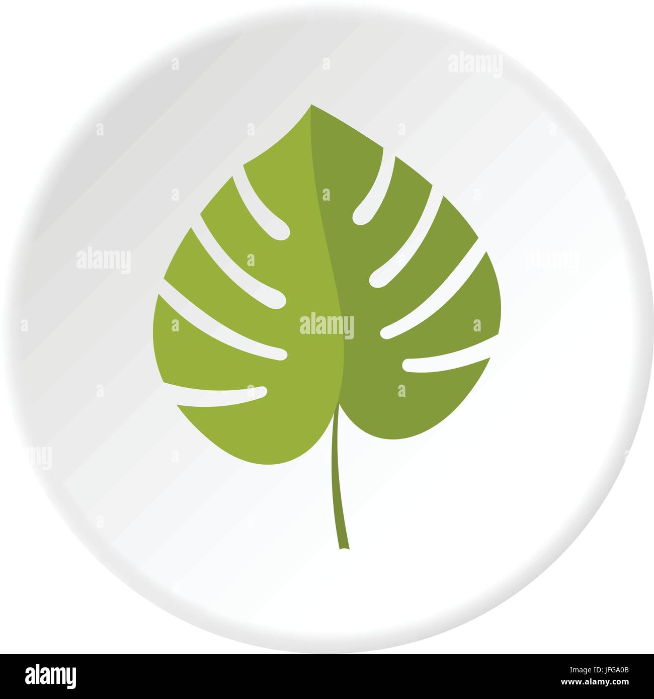 Palm leaf icon circle Stock Vector Image & Art - Alamy