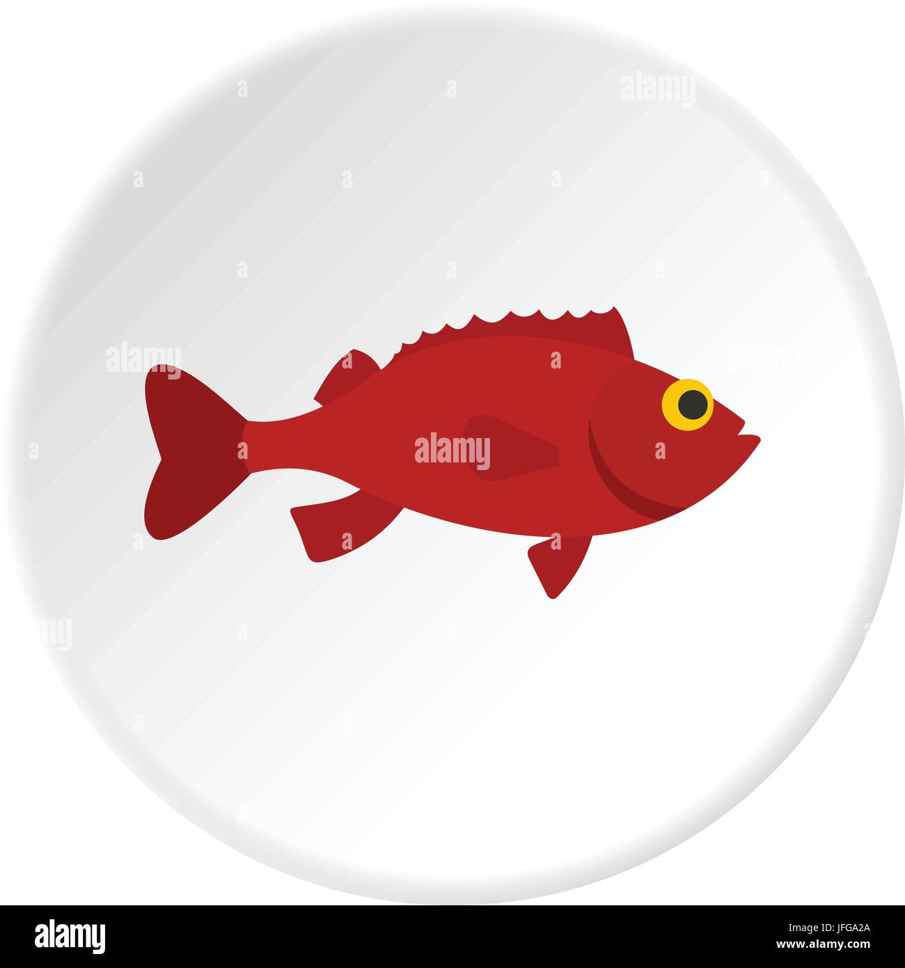 Red betta fish icon circle Stock Vector Image & Art - Alamy