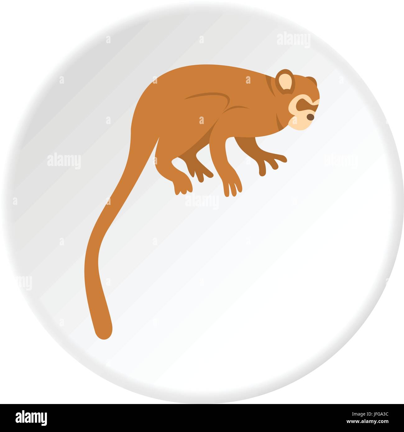 Monkey icon circle Stock Vector Image & Art - Alamy
