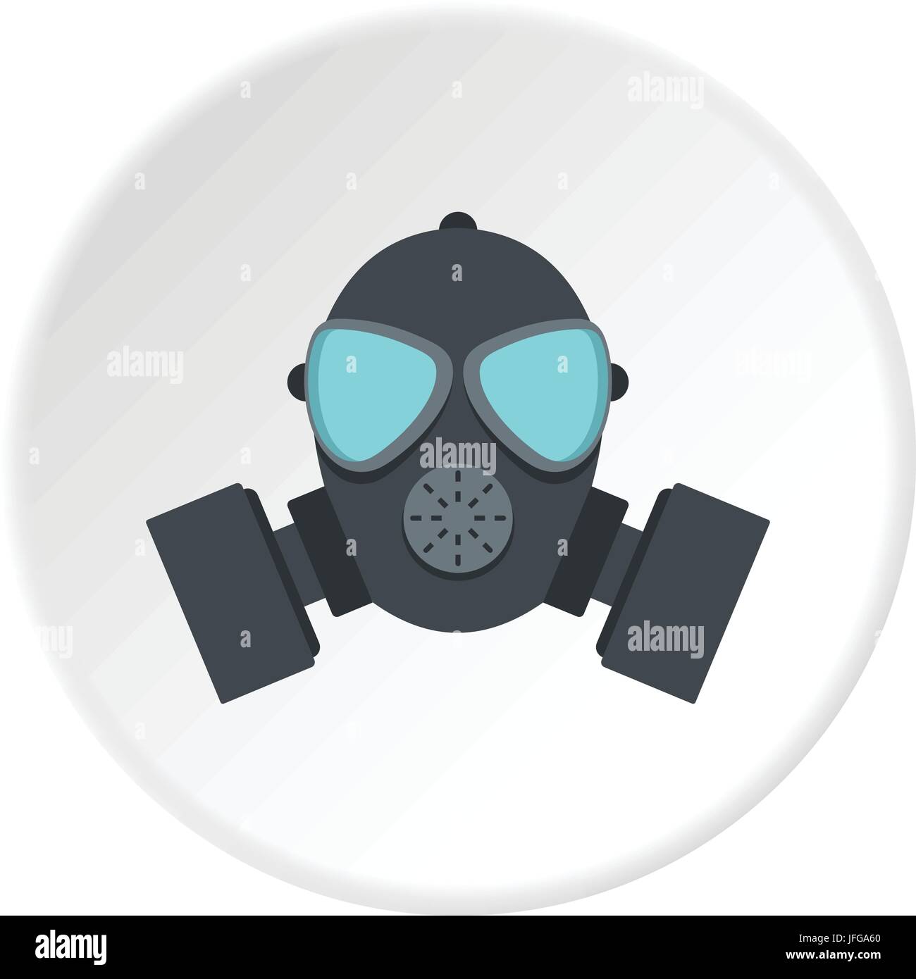 Gas mask icon circle Stock Vector Image & Art - Alamy