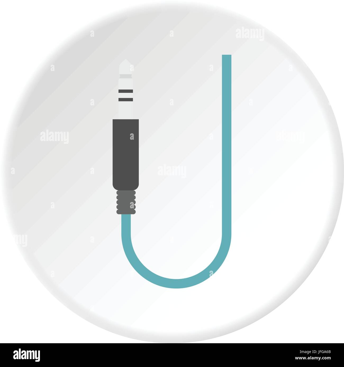 Microphone wire icon circle Stock Vector Image & Art - Alamy