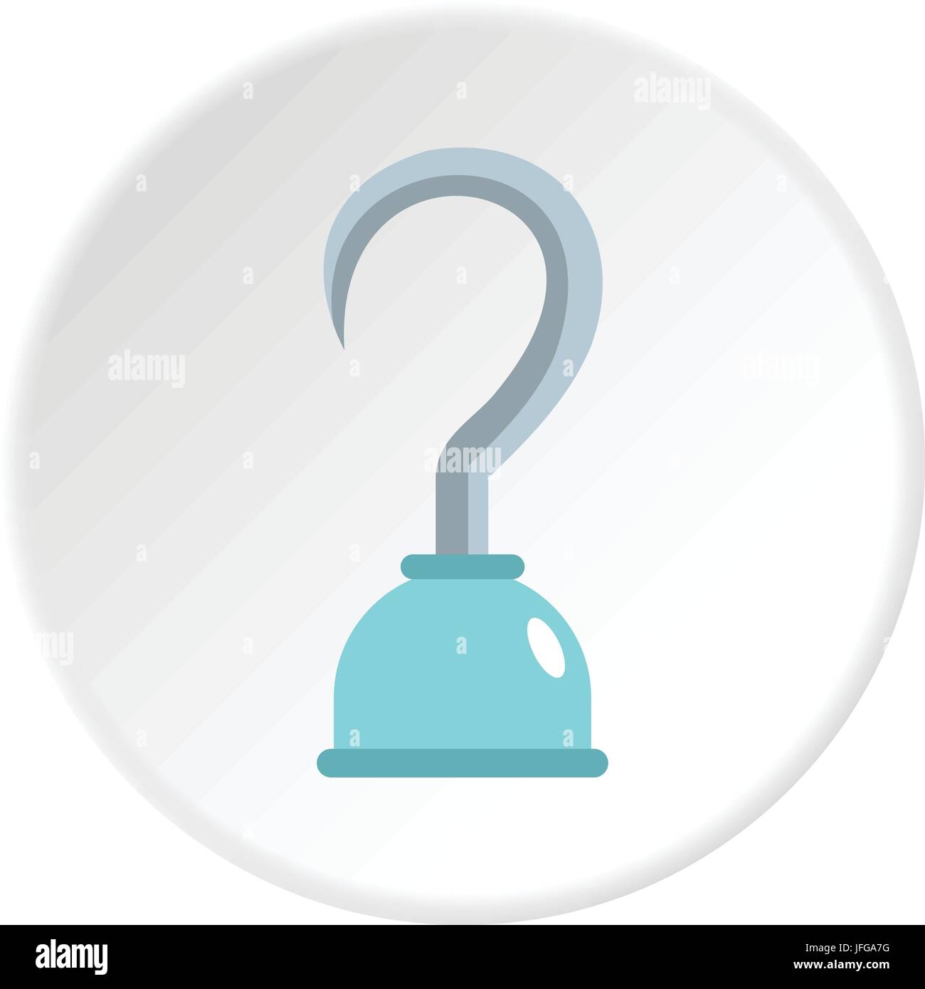 Ship cable and hook Stock Vector Images - Alamy