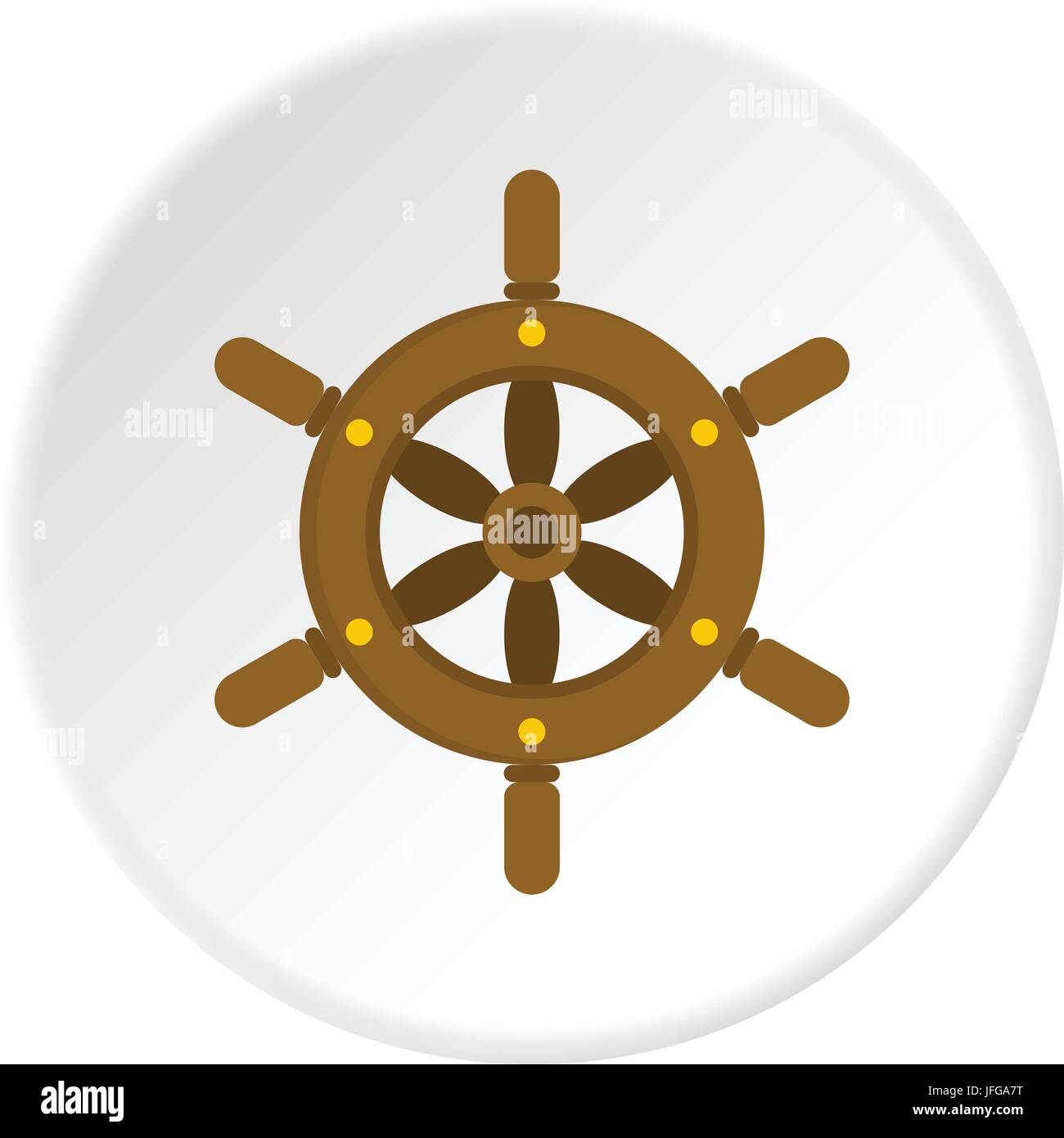 Ship wheel icon circle Stock Vector Image & Art - Alamy