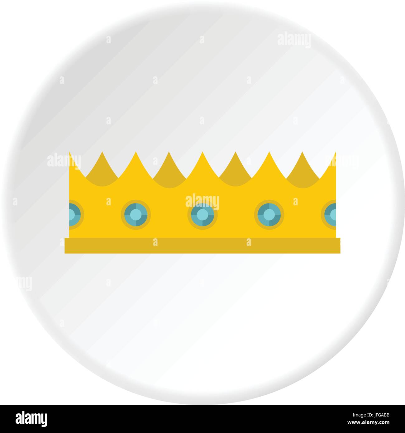 Little crown icon circle Stock Vector Image & Art - Alamy