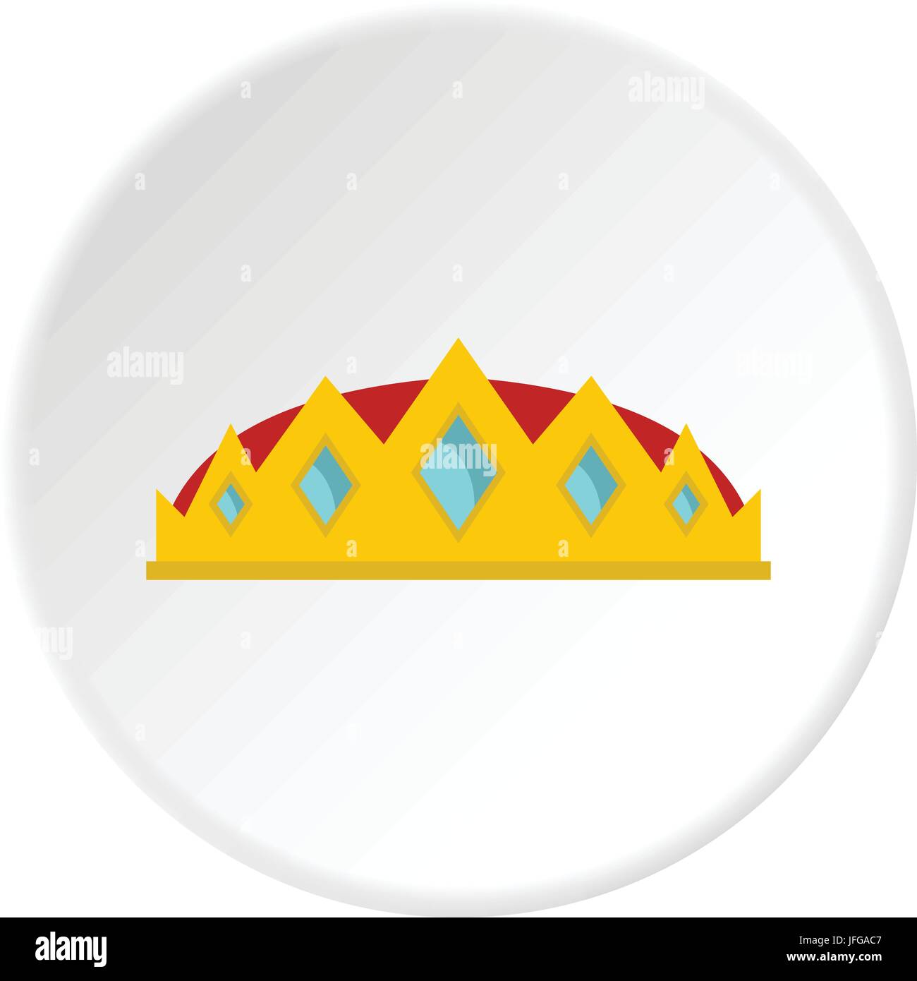 Small crown icon circle Stock Vector Image & Art - Alamy
