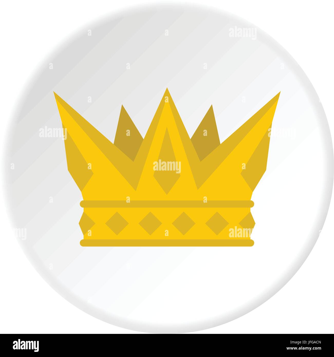 Cog crown icon circle Stock Vector Image & Art - Alamy