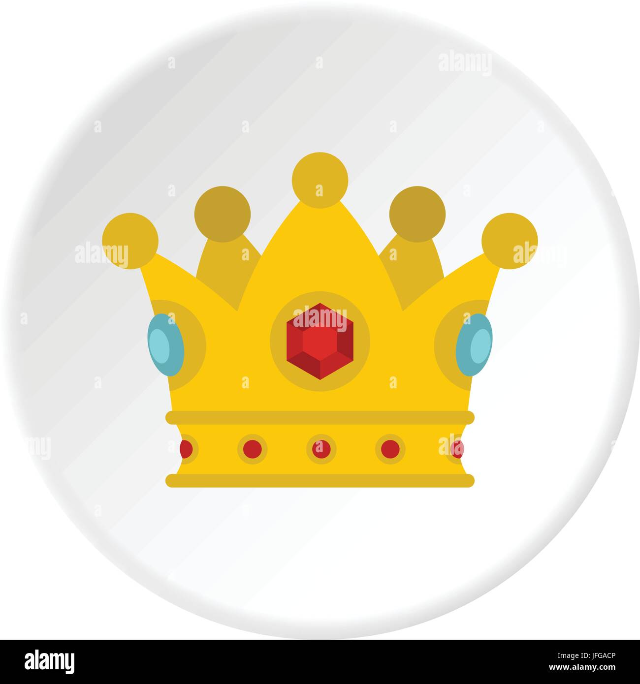 Precious crown icon circle Stock Vector Image & Art - Alamy