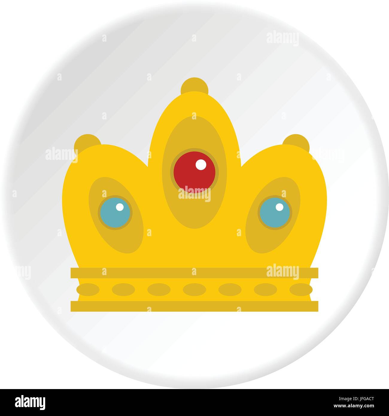 Queen crown icon circle Stock Vector Image & Art - Alamy