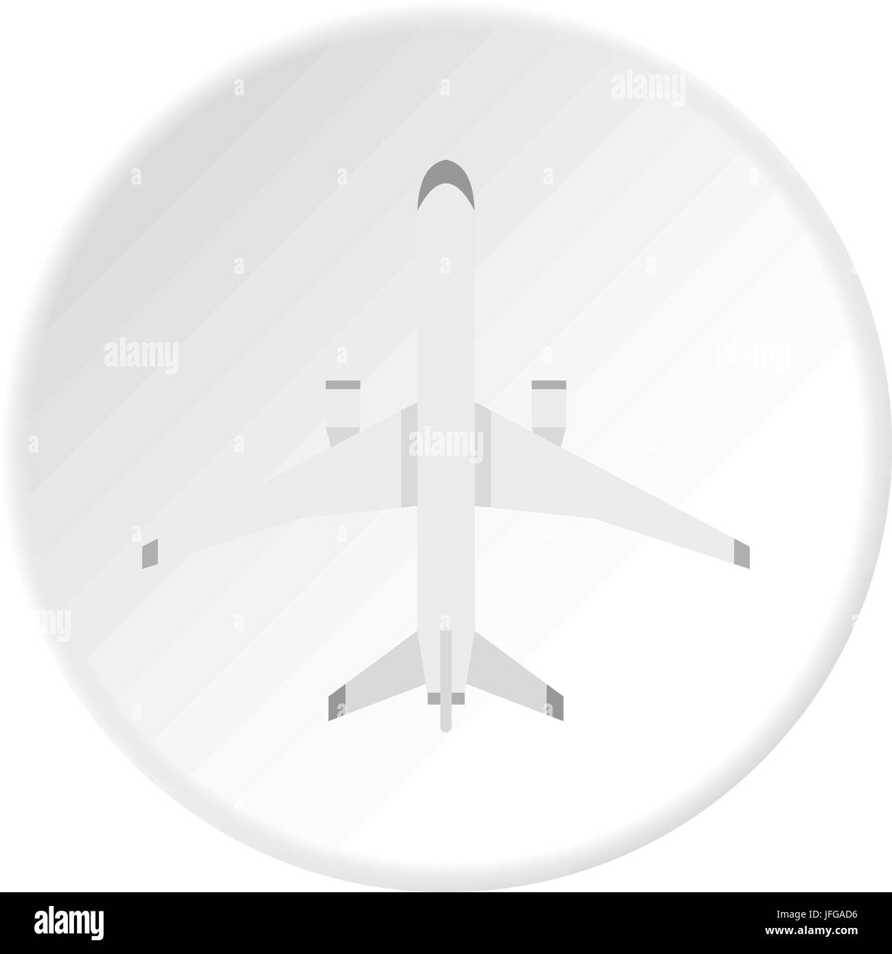 Big plane icon circle Stock Vector Image & Art - Alamy