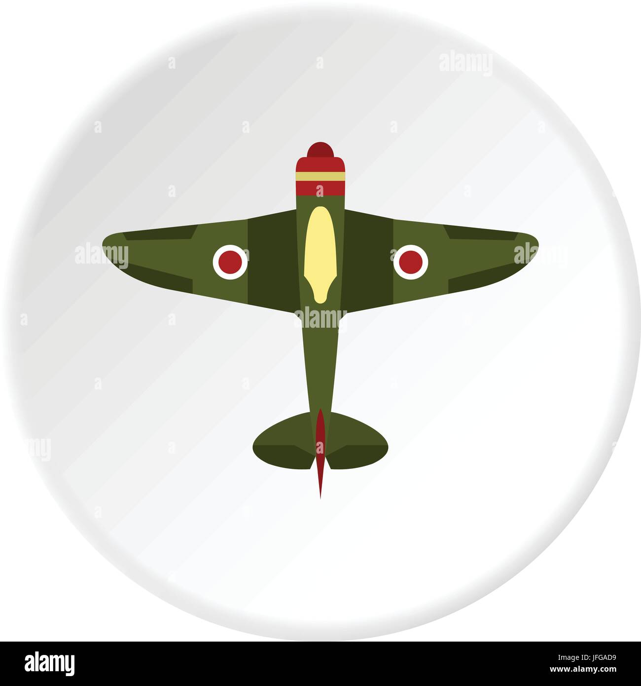 Army plane icon circle Stock Vector Image & Art - Alamy