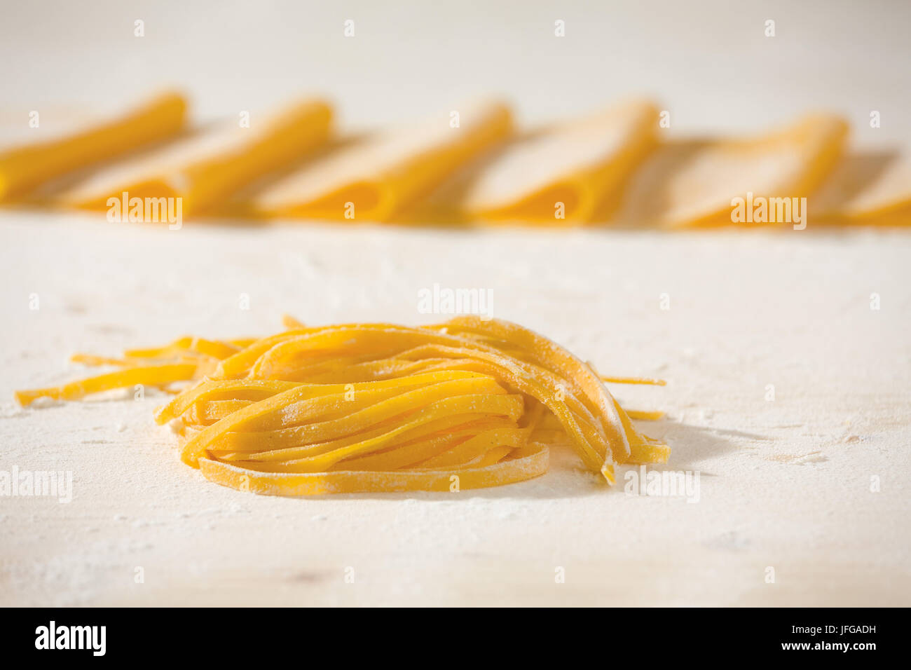 Fresh tagliatelle hi-res stock photography and images - Alamy