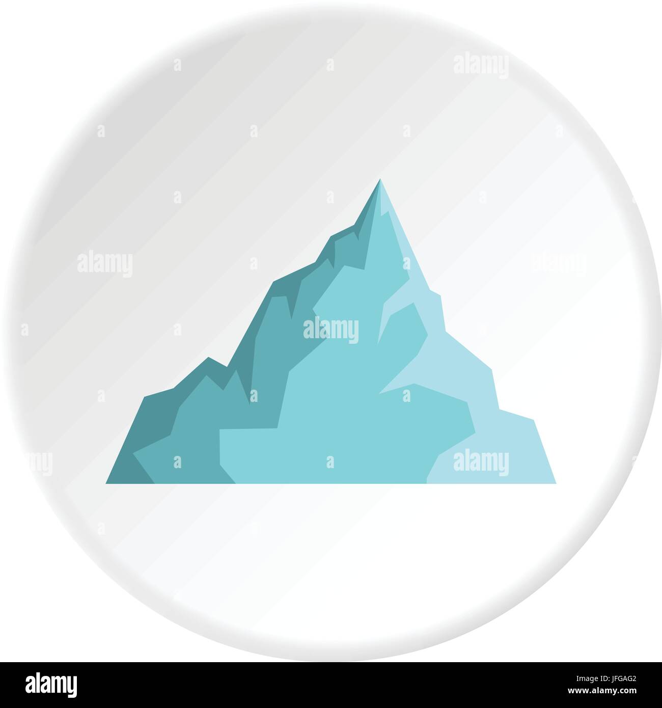 Iceberg icon circle Stock Vector Image & Art - Alamy