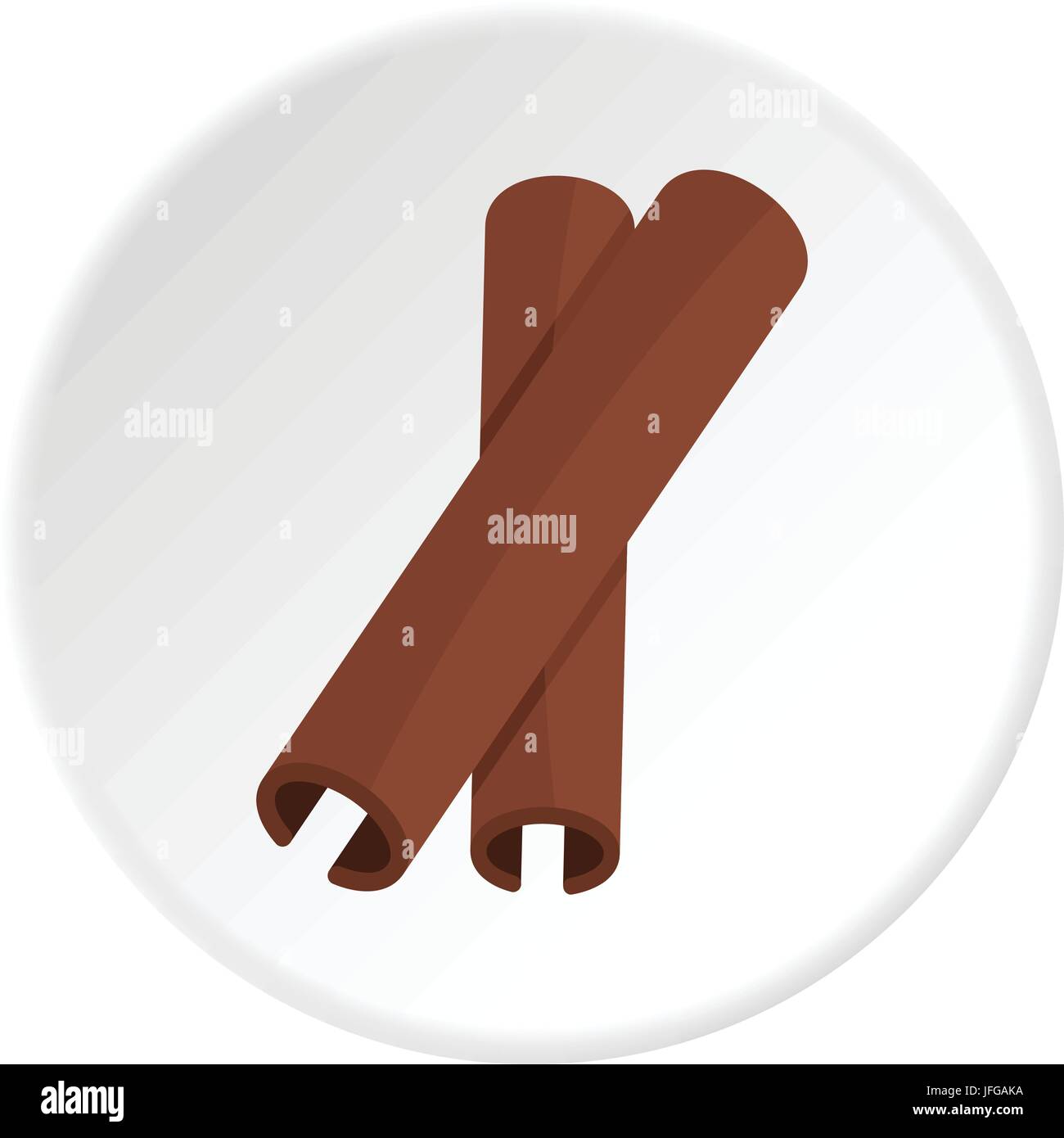 Two cinnamon stick spice icon circle Stock Vector Image & Art - Alamy