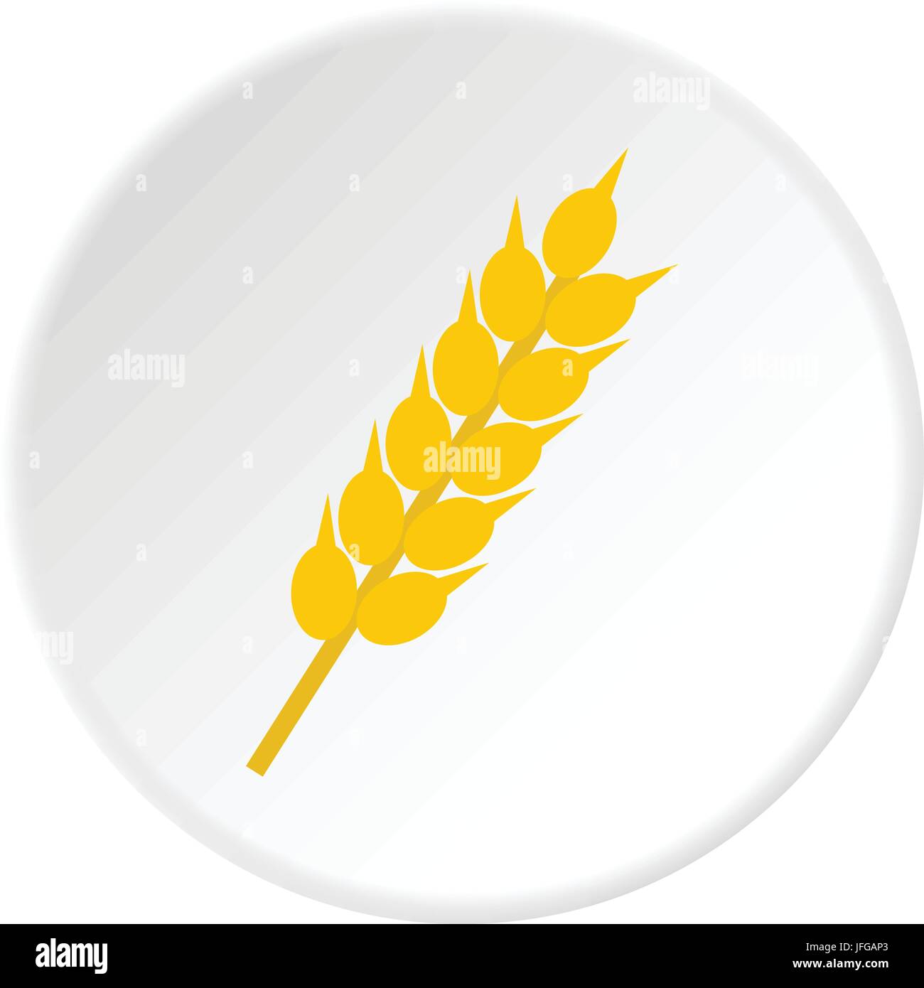 Wheat ear icon circle Stock Vector Image & Art - Alamy