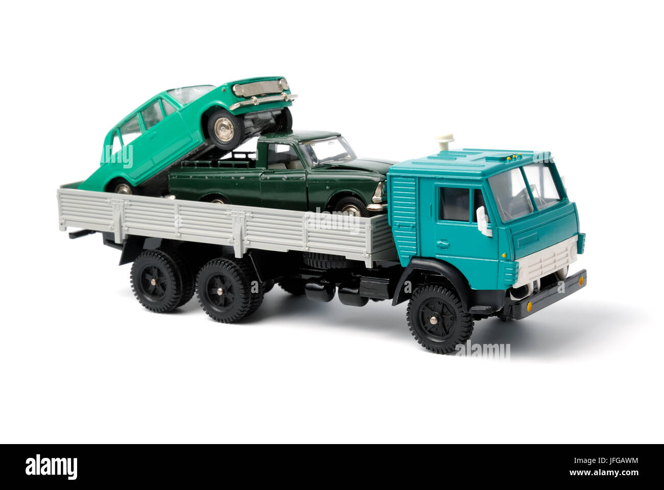 Loaded truck trailer semi hi-res stock photography and images - Alamy