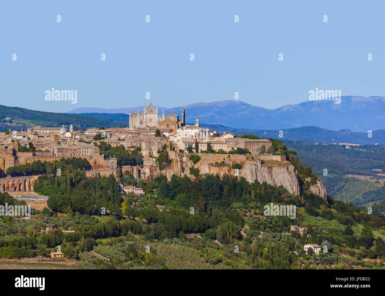 Orvieto medieval town in Italy Stock Photo - Alamy