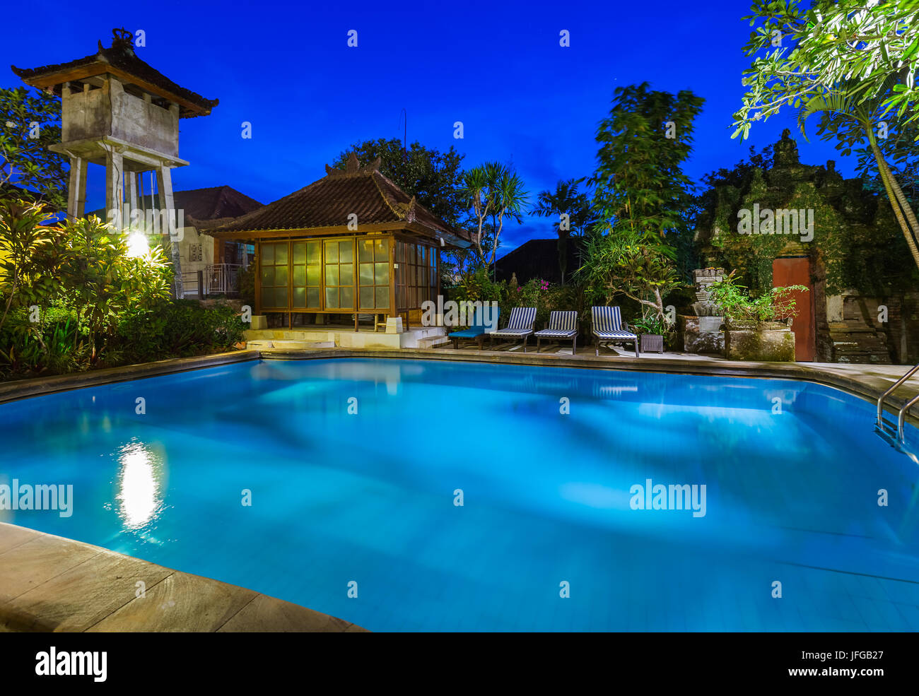 Cafe interior swimming pool on hi-res stock photography and images - Alamy