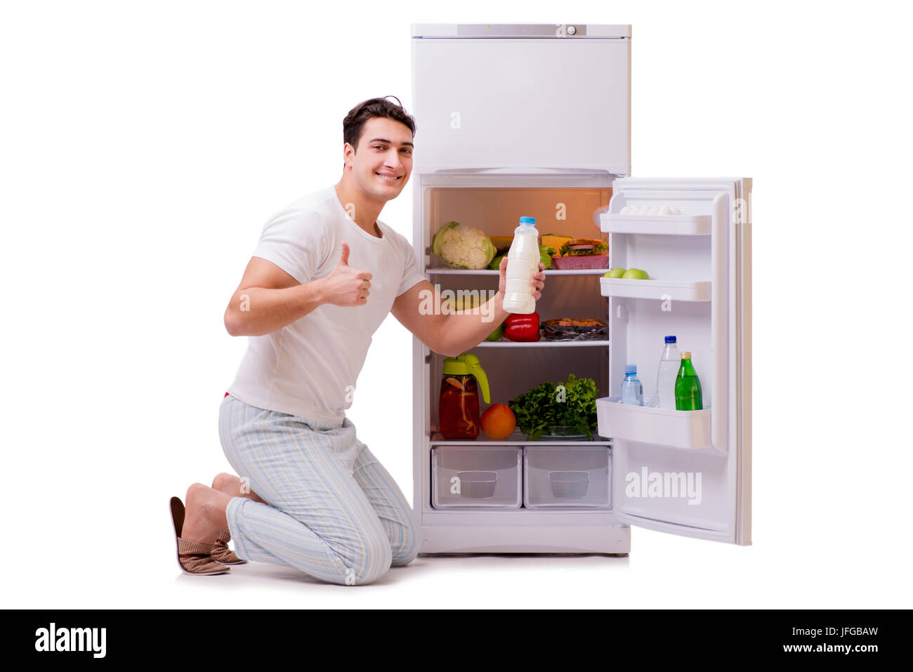 Full up fridge hi-res stock photography and images - Alamy