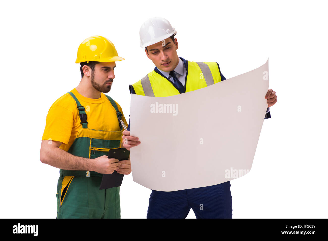 Construction workers arguing hi-res stock photography and images - Alamy