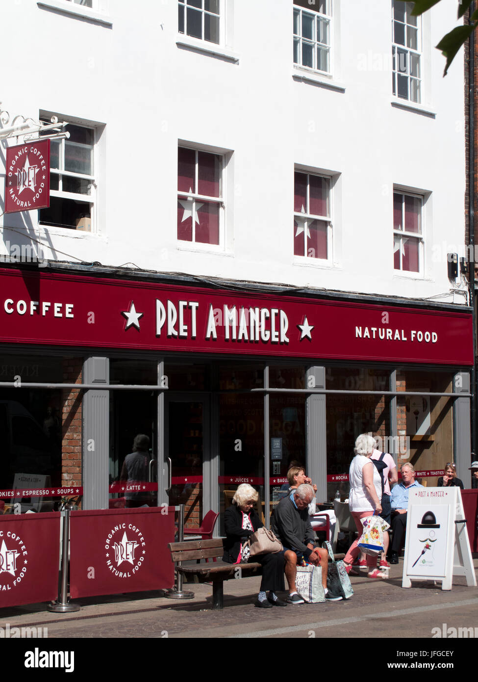 Pret A Manger coffeehouse, first store was located opposite Hampstead ...
