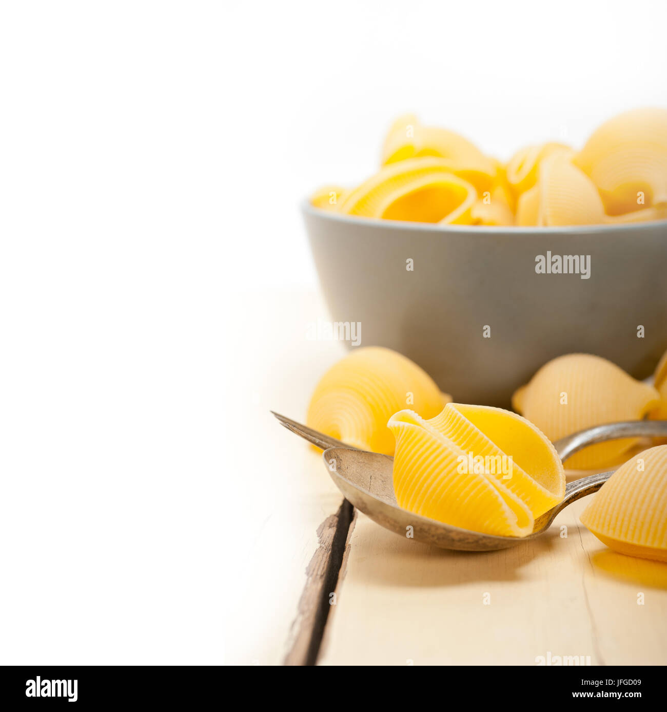 Italian snail lumaconi pasta Stock Photo - Alamy