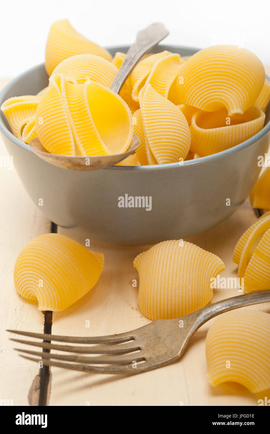 Italian snail lumaconi pasta Stock Photo - Alamy