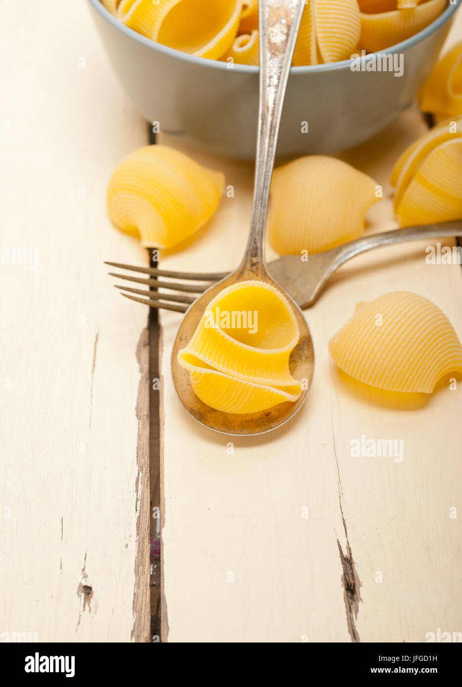 Italian snail lumaconi pasta Stock Photo - Alamy