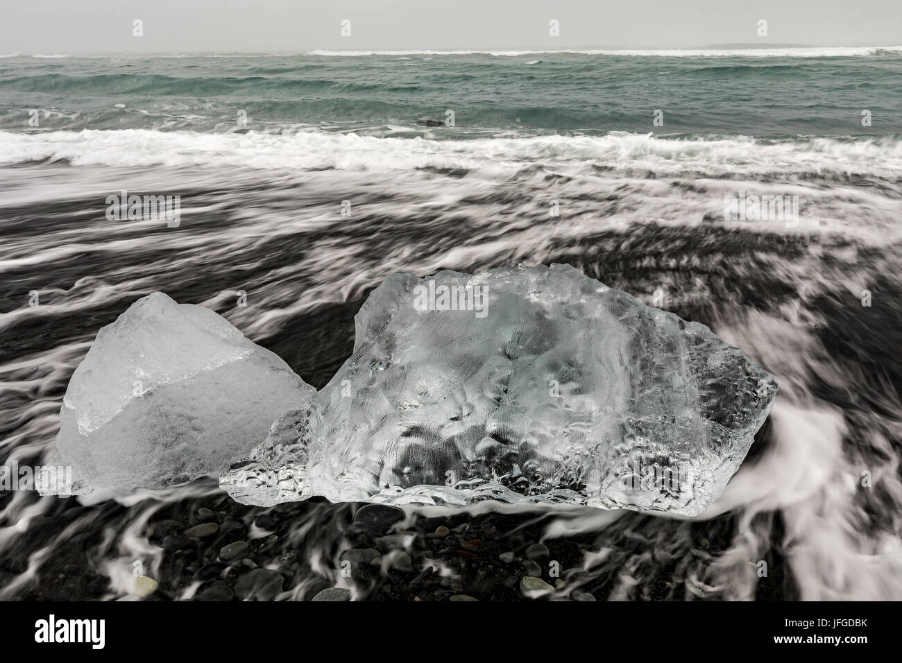 Iceberg diamond beach iceland hi-res stock photography and images - Alamy