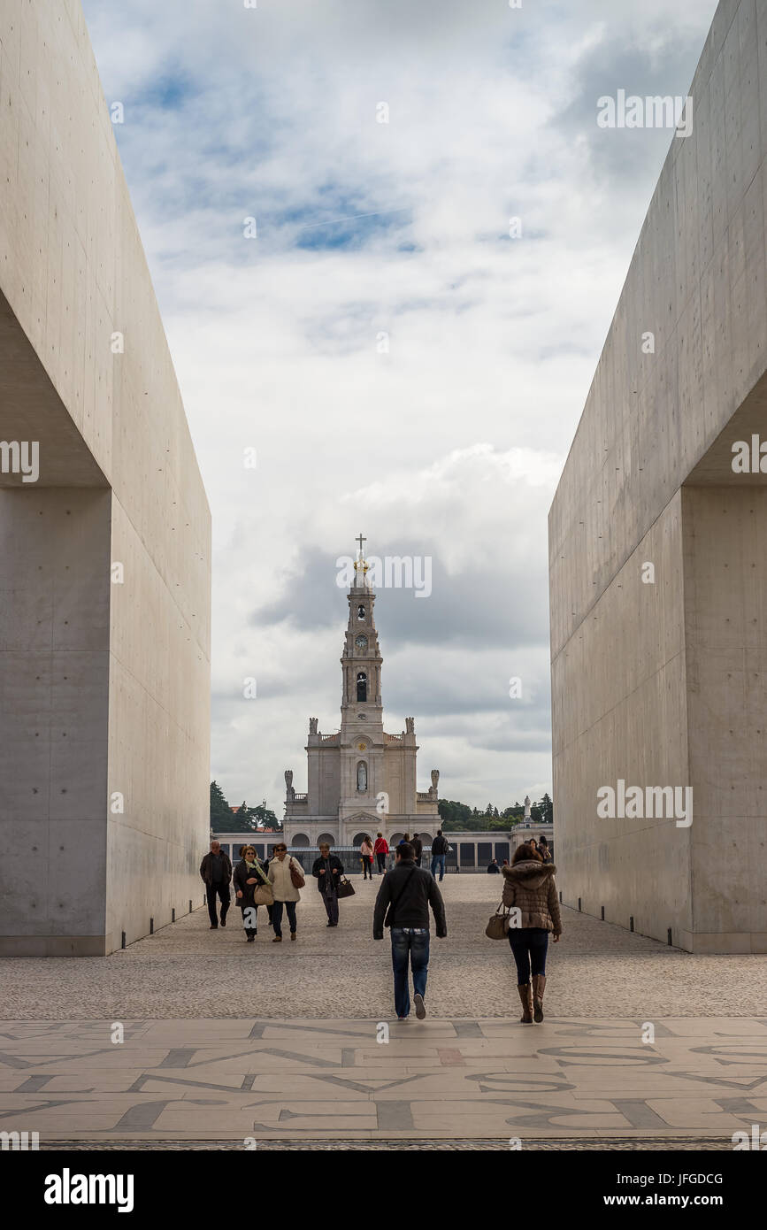 The Sanctuary of Fatima Stock Photo - Alamy