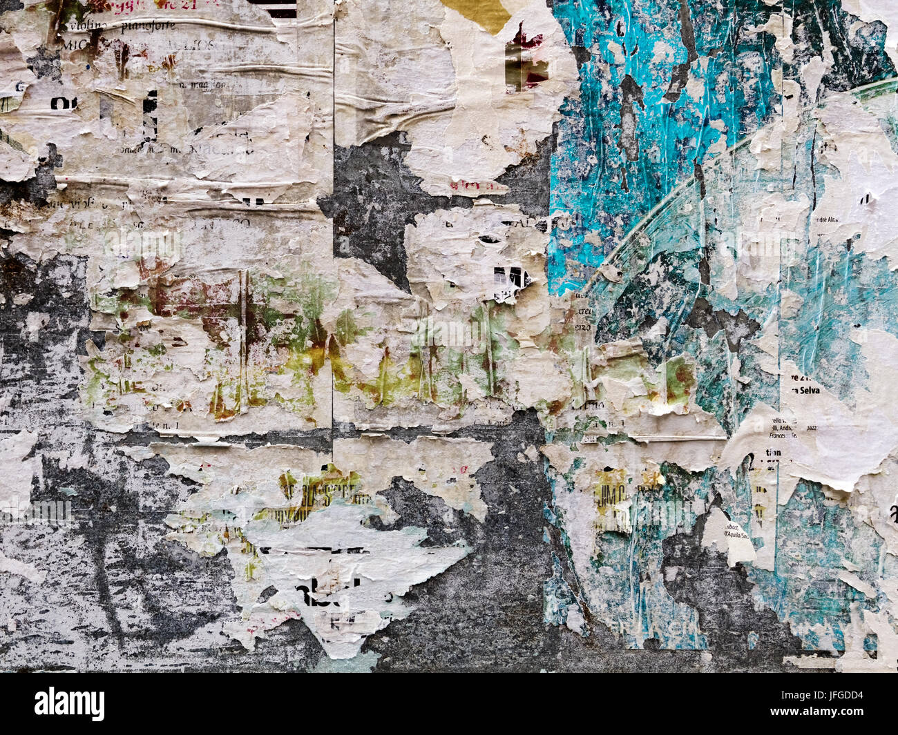 Torn paper hoarding hi-res stock photography and images - Alamy
