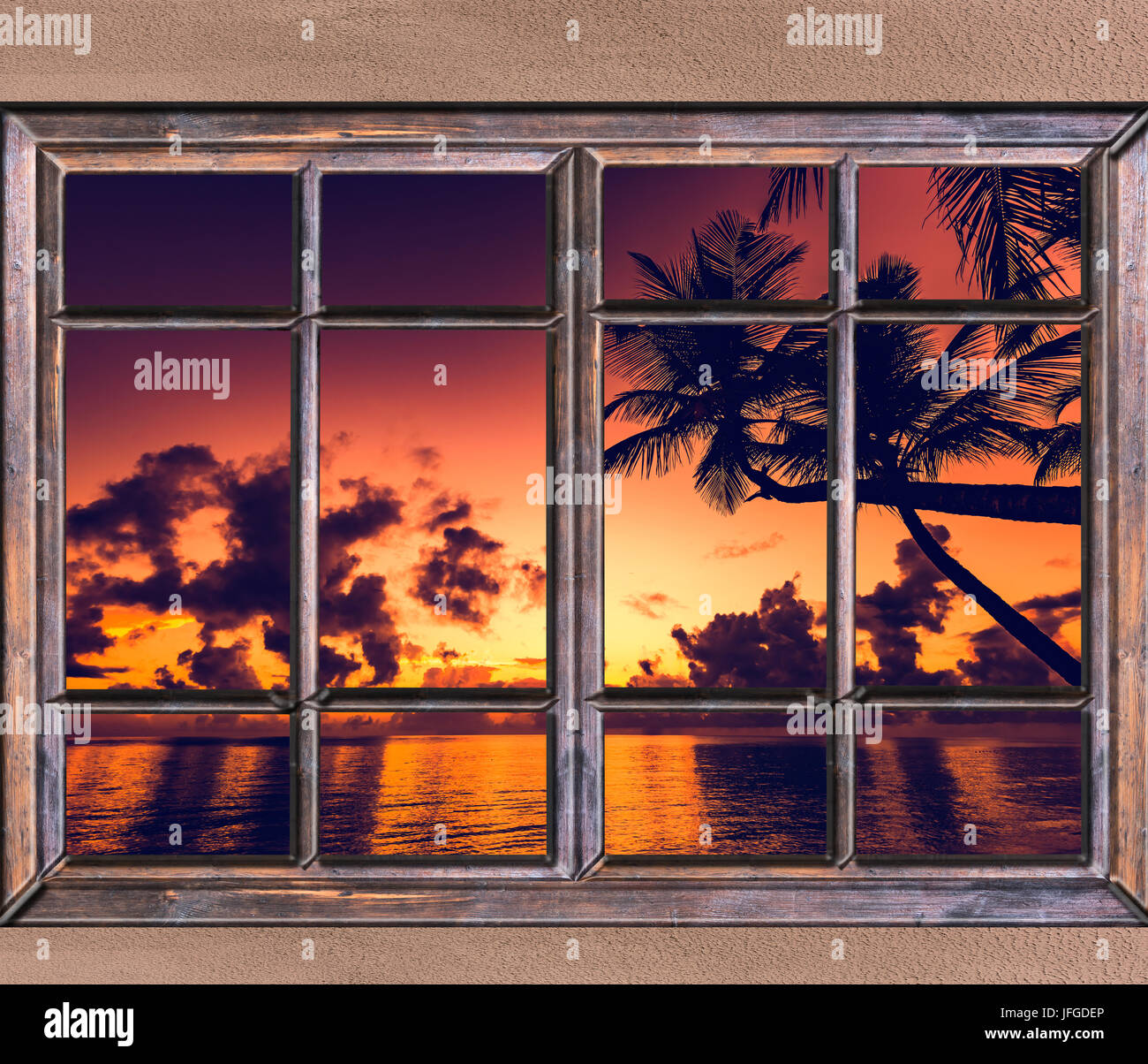 window cloud sun Stock Photo - Alamy