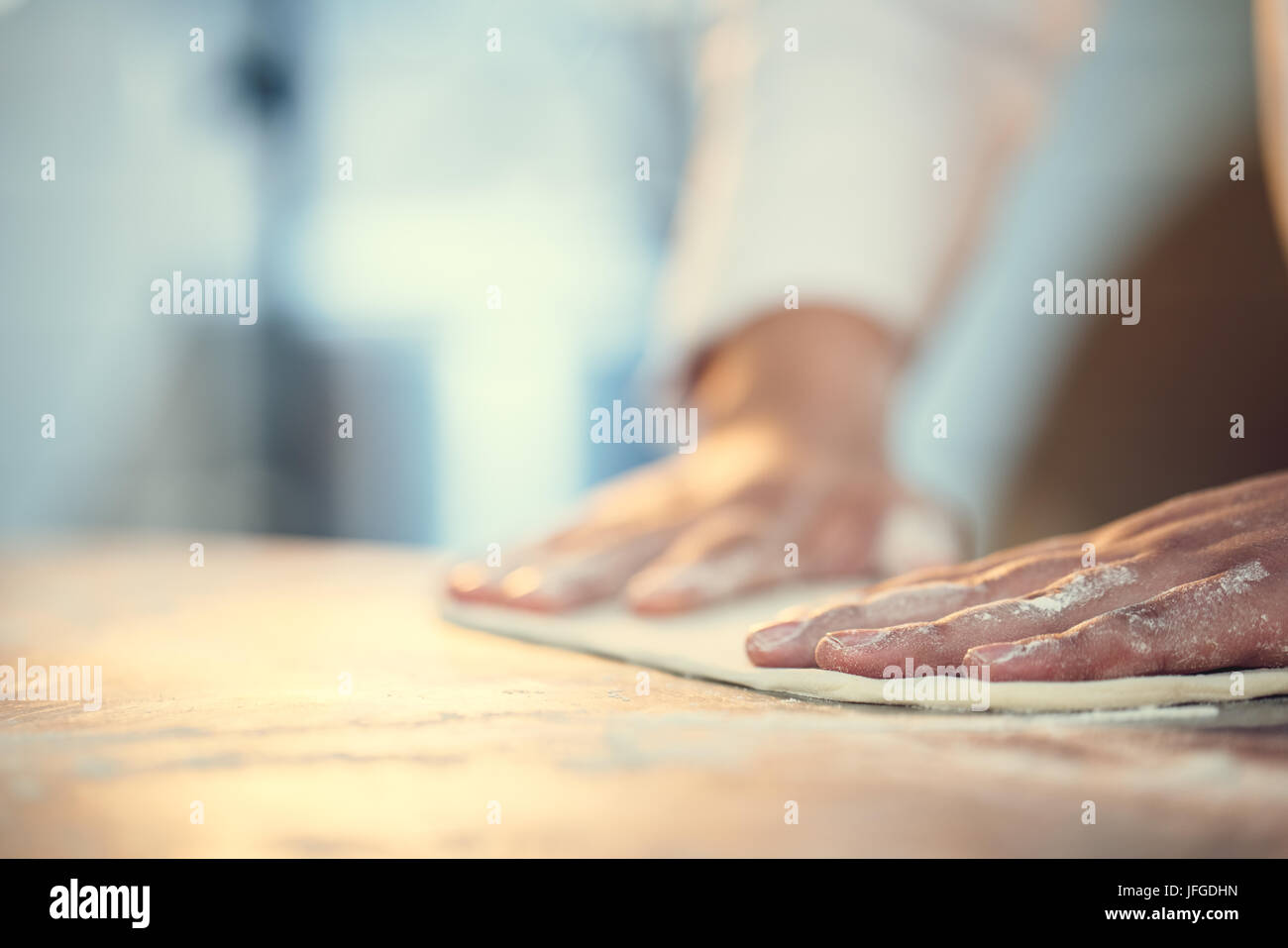 Chief in bakery Stock Photo - Alamy